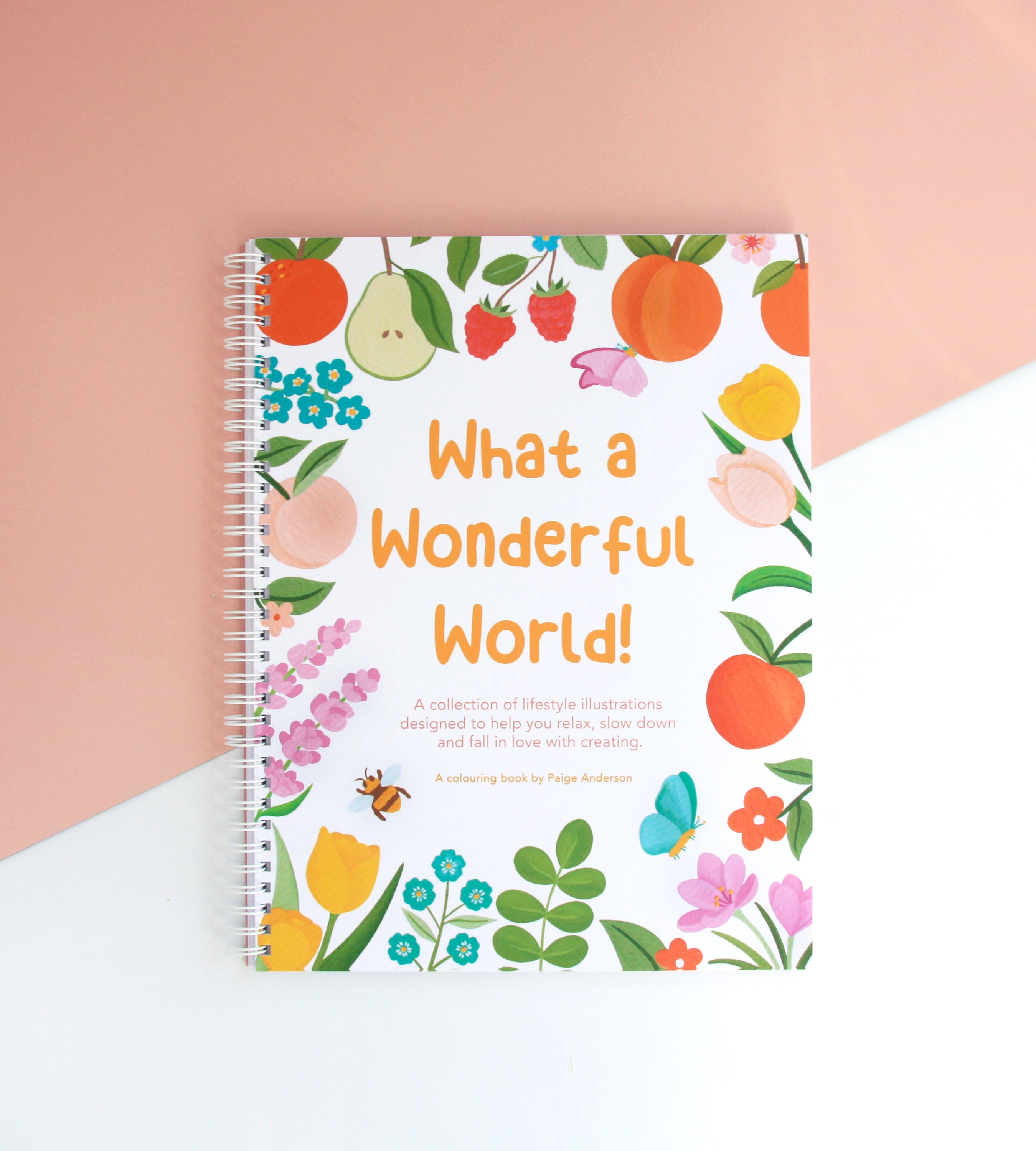 What a Wonderful World - Colouring Book – paigesillustrations