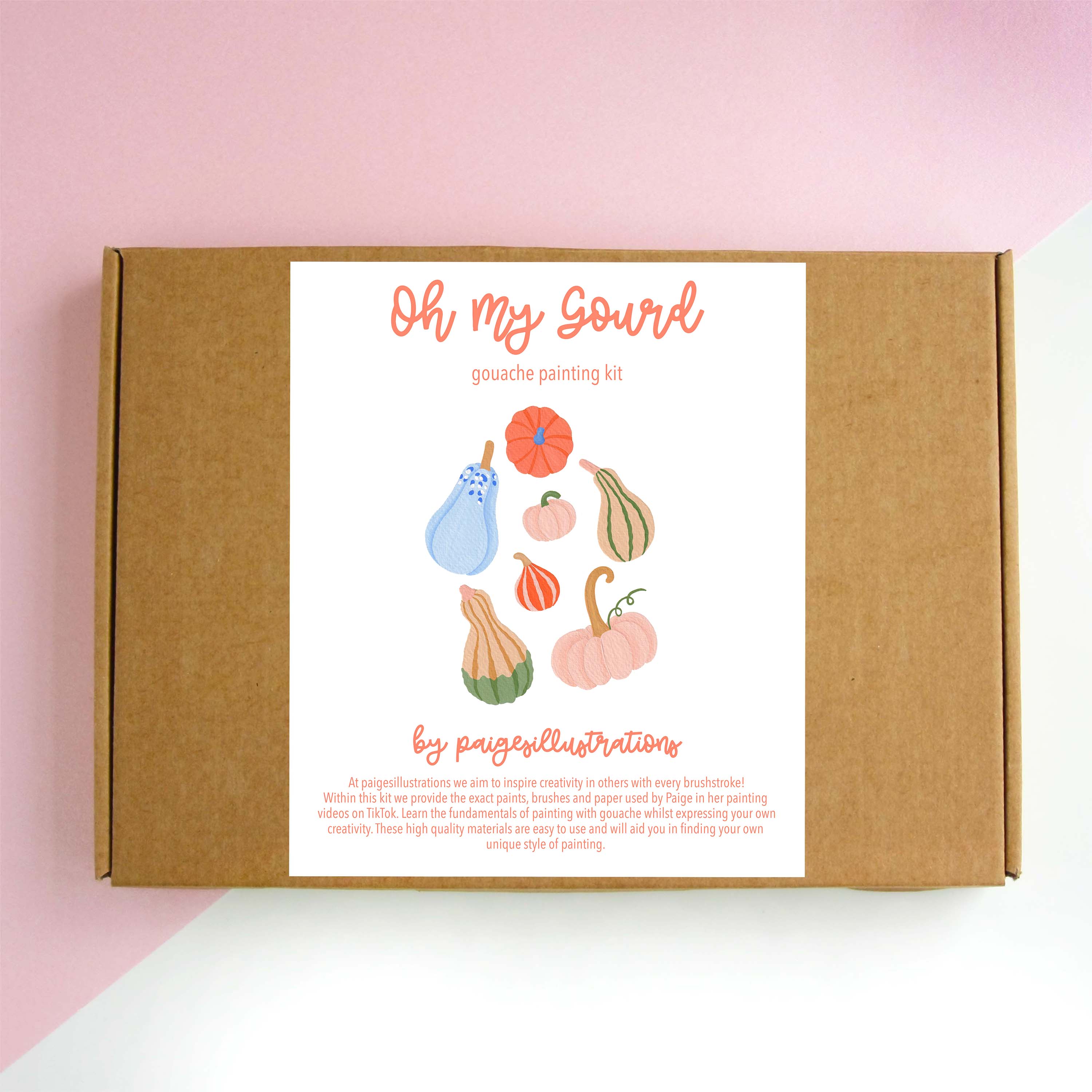 Oh My Gourd - Gouache Painting Kit – paigesillustrations