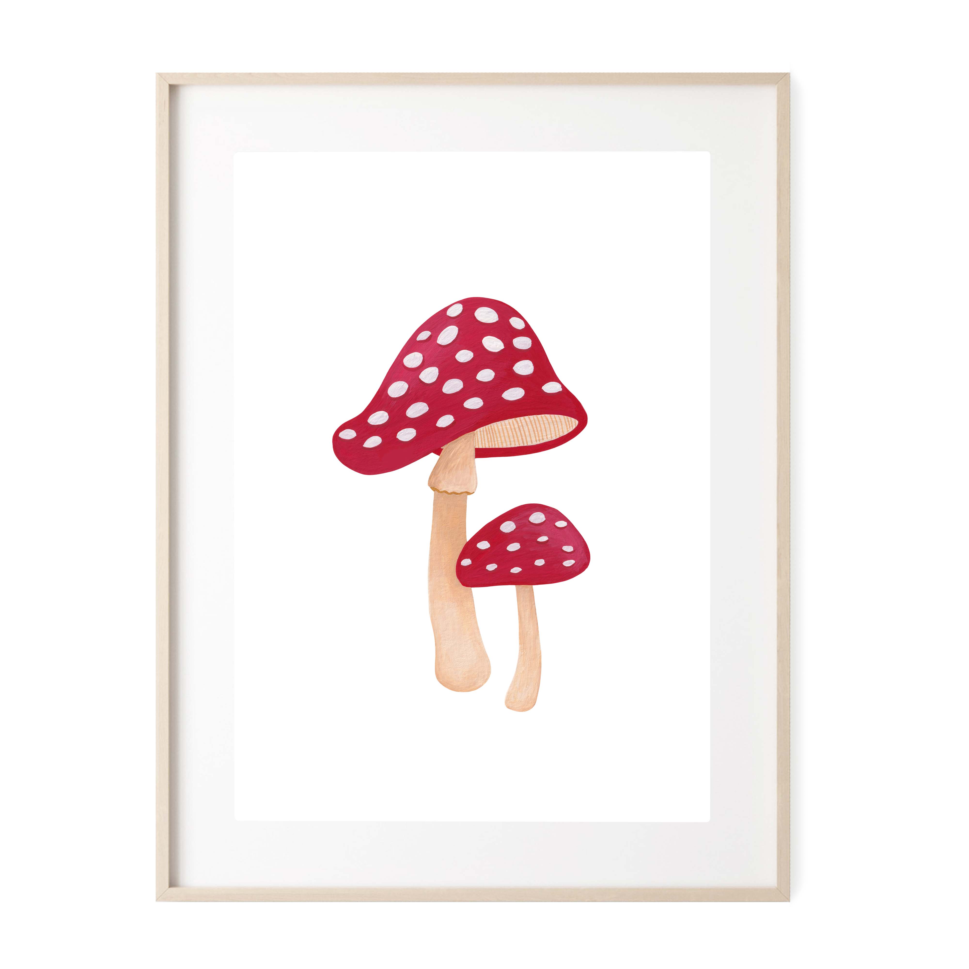 Toadstool Art Print – paigesillustrations